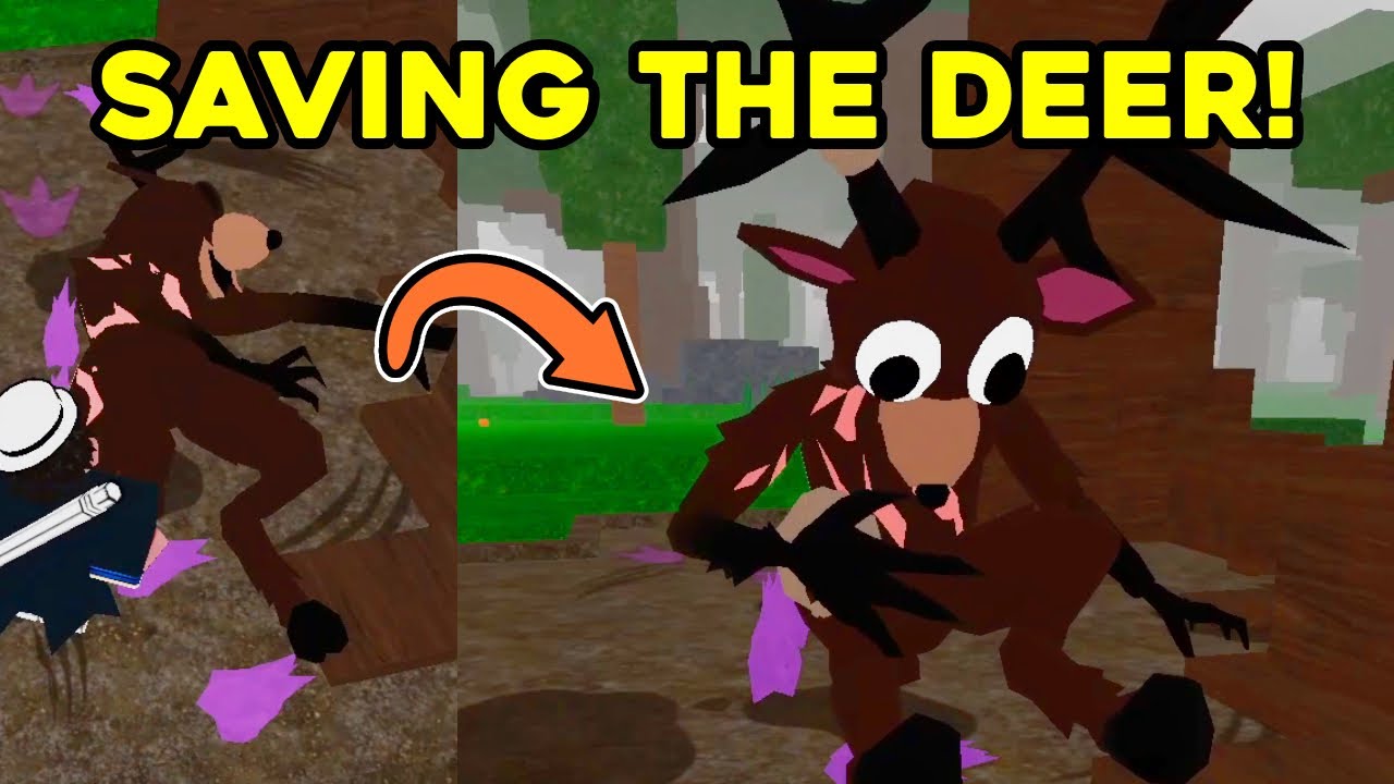 Saving the Deer From the NEW Bat in 99 Nights in the Forest! - YouTube