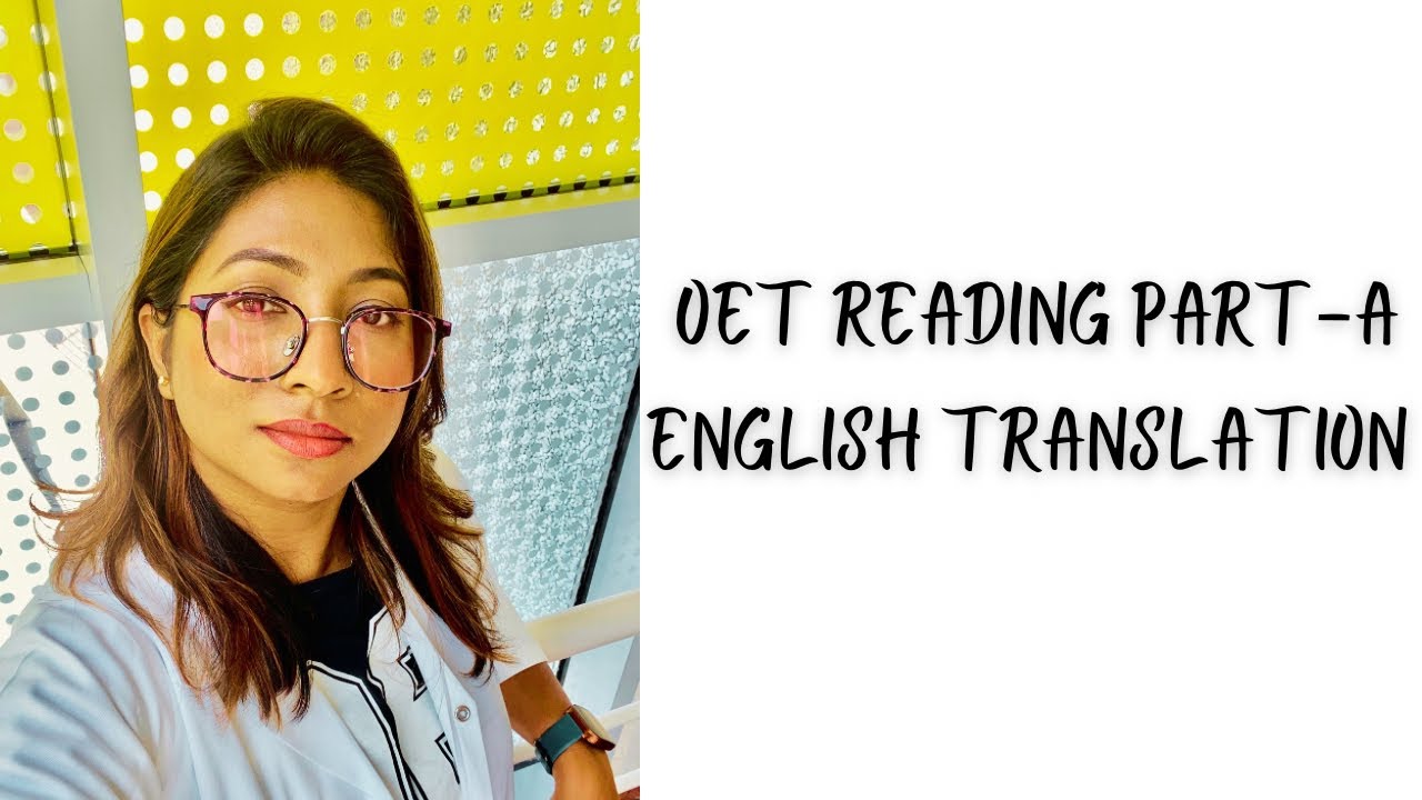 OET reading part-A explained in English #oetreading #oetreadingtips # ...