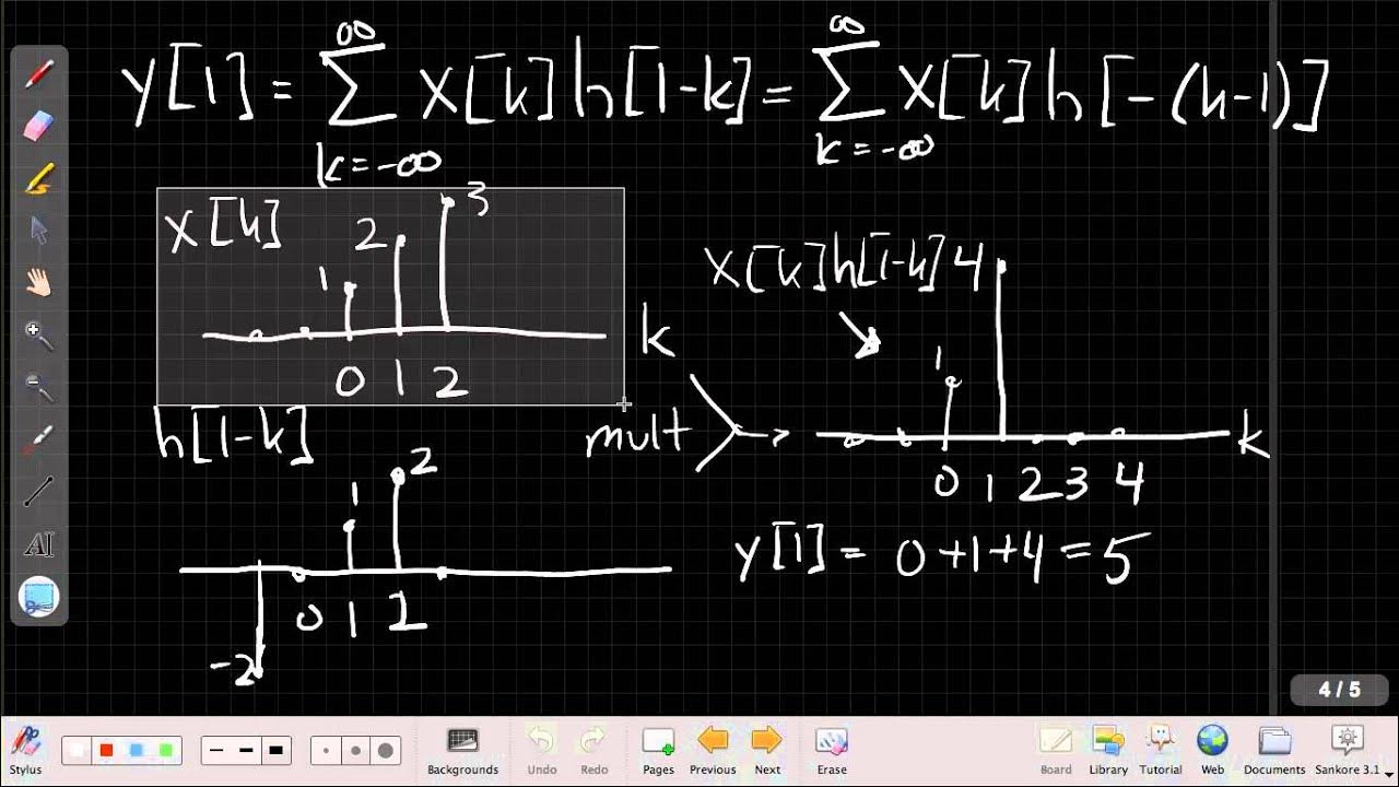 Convolution Example - Flip and Shift - YouTube