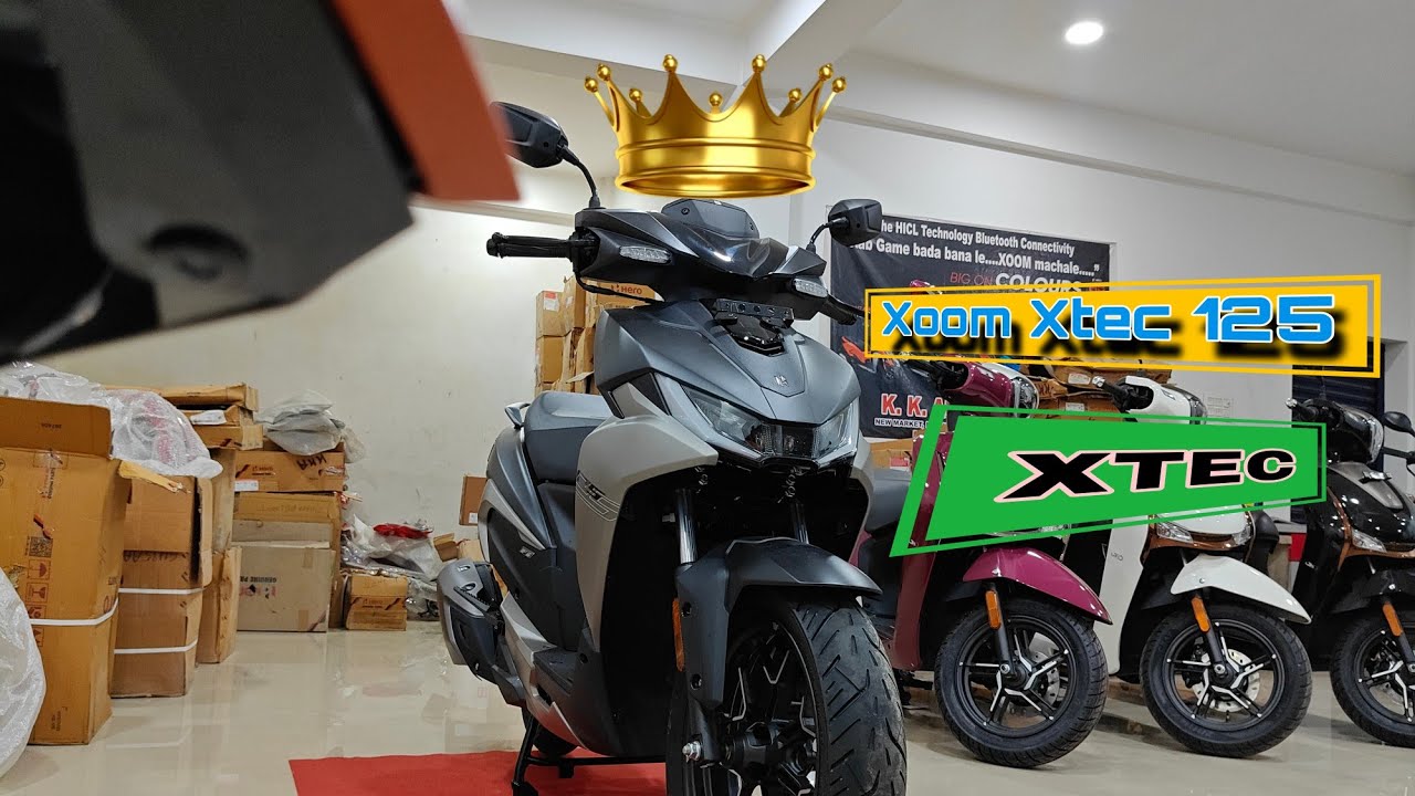 New Hero Xoom xtec 125 on road price #Xoom #Xtec # scooty - YouTube