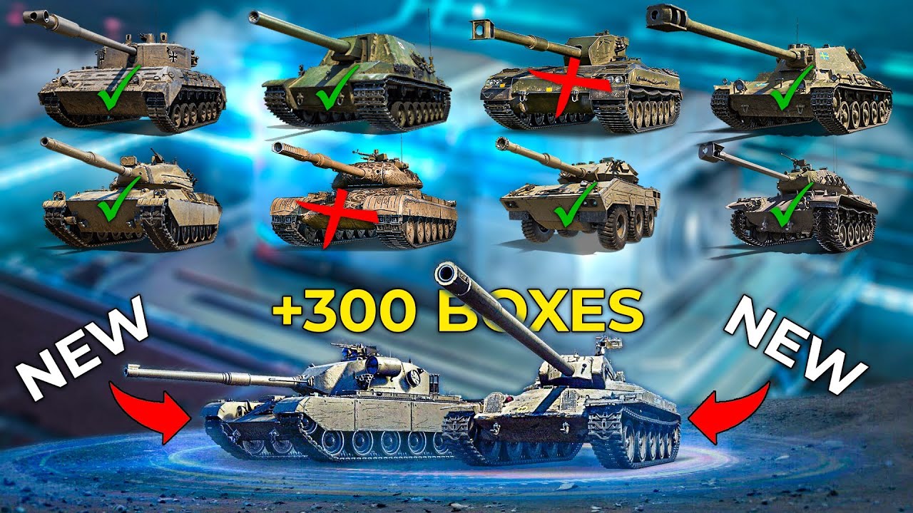 ALL 10 Box Premium Tank Review + Opening 300 Lockboxes | World of Tanks ...
