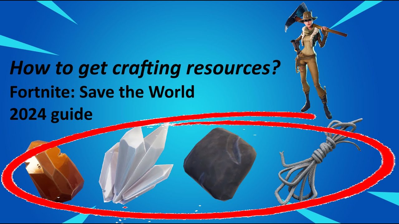 How to get crafting materials in Save the World quickly? - YouTube