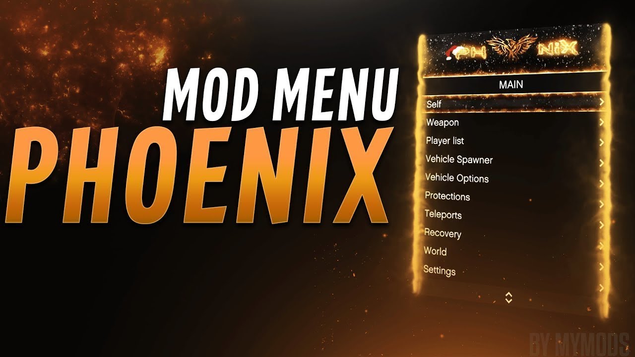 PHOENIX MOD MENU | GTA 5 🔥 UNDETECTED 🔥 FREE DOWNLOAD 🔥 - YouTube