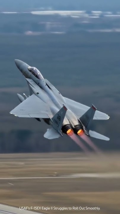 USAF’s F-15EX Eagle II Struggles to Roll Out Smoothly. #F15EX #AirForceChallenges - YouTube