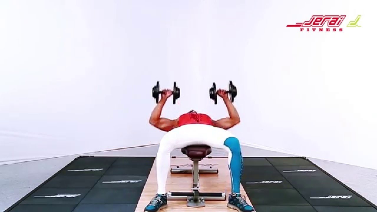 Flat dumbbell press - Training and Workout Tutorial Videos by Jerai Fitness App - YouTube