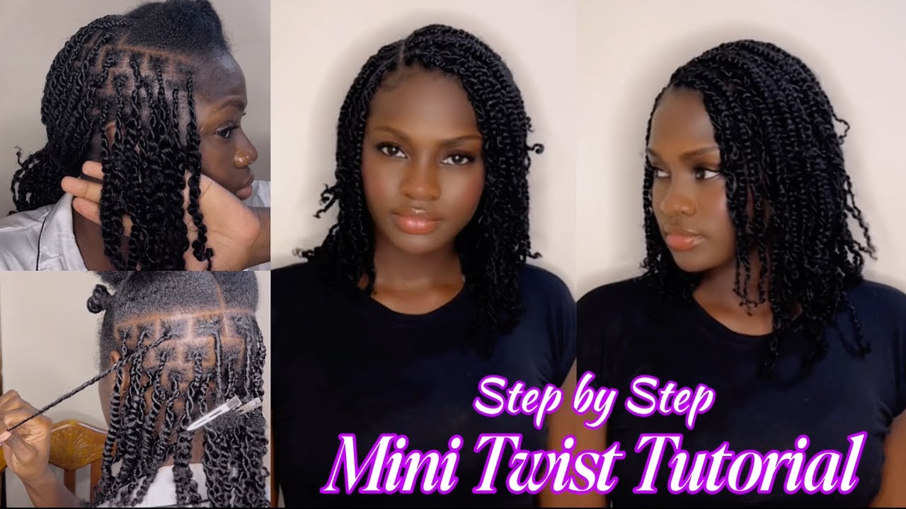 Mini Twist Tutorial With Extensions | Detailed Tutorial For Beginners ...