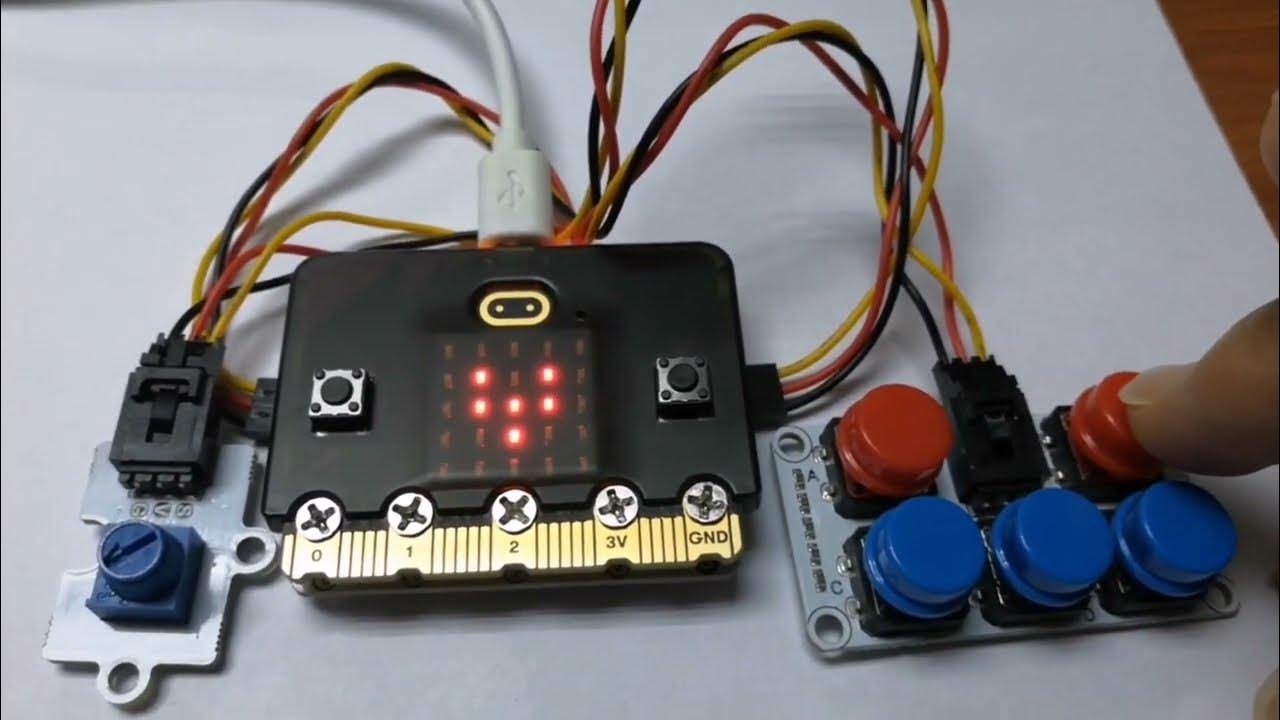 Function Selection Controller with keypad on micro:bit - YouTube