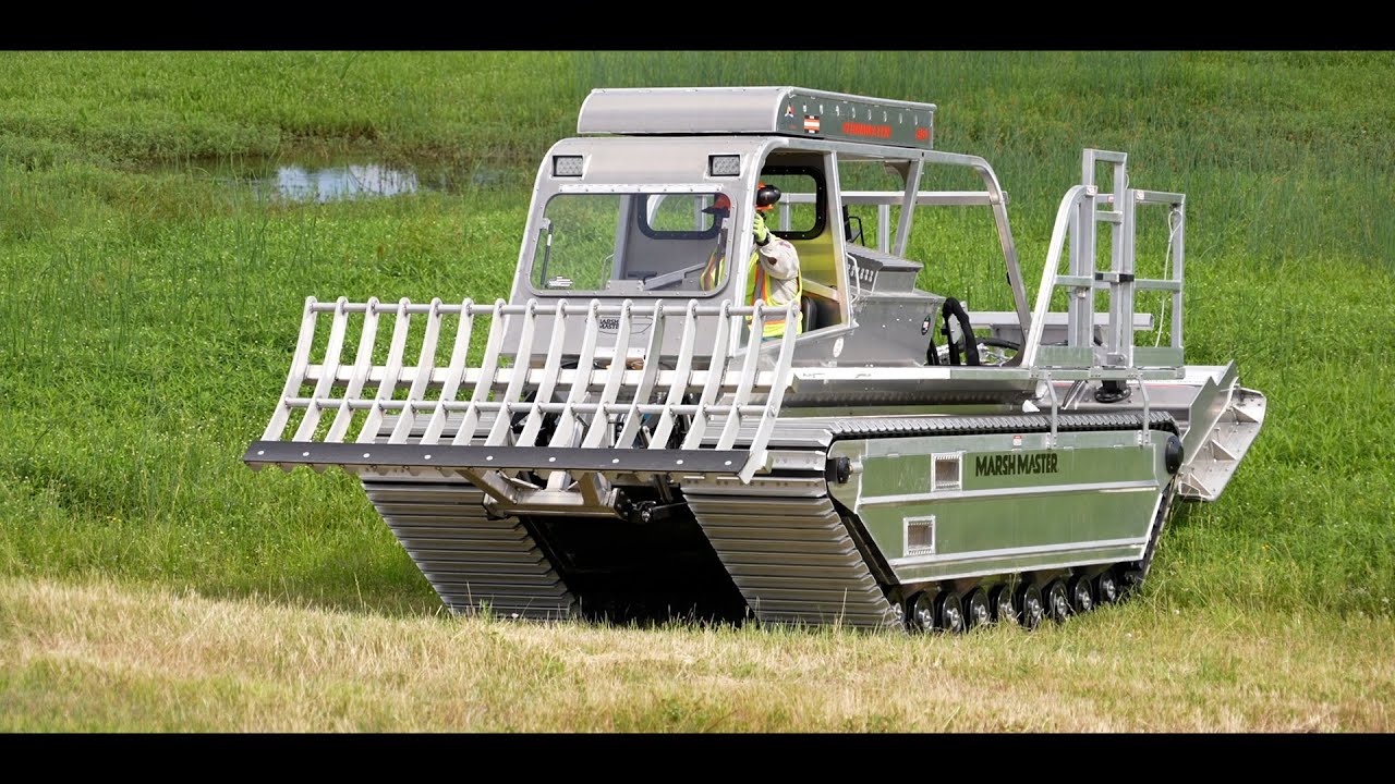 League City Public Works shows off new Marsh Master! - YouTube