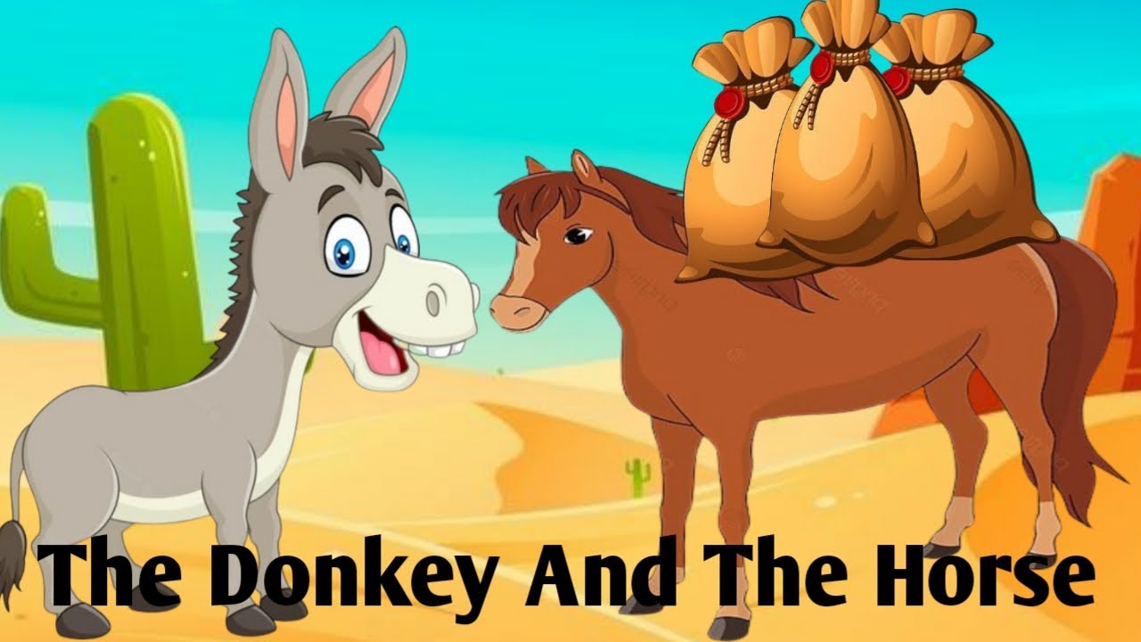 The Donkey And The Horse Story || A Moral Story || Short stories@ Kids ...