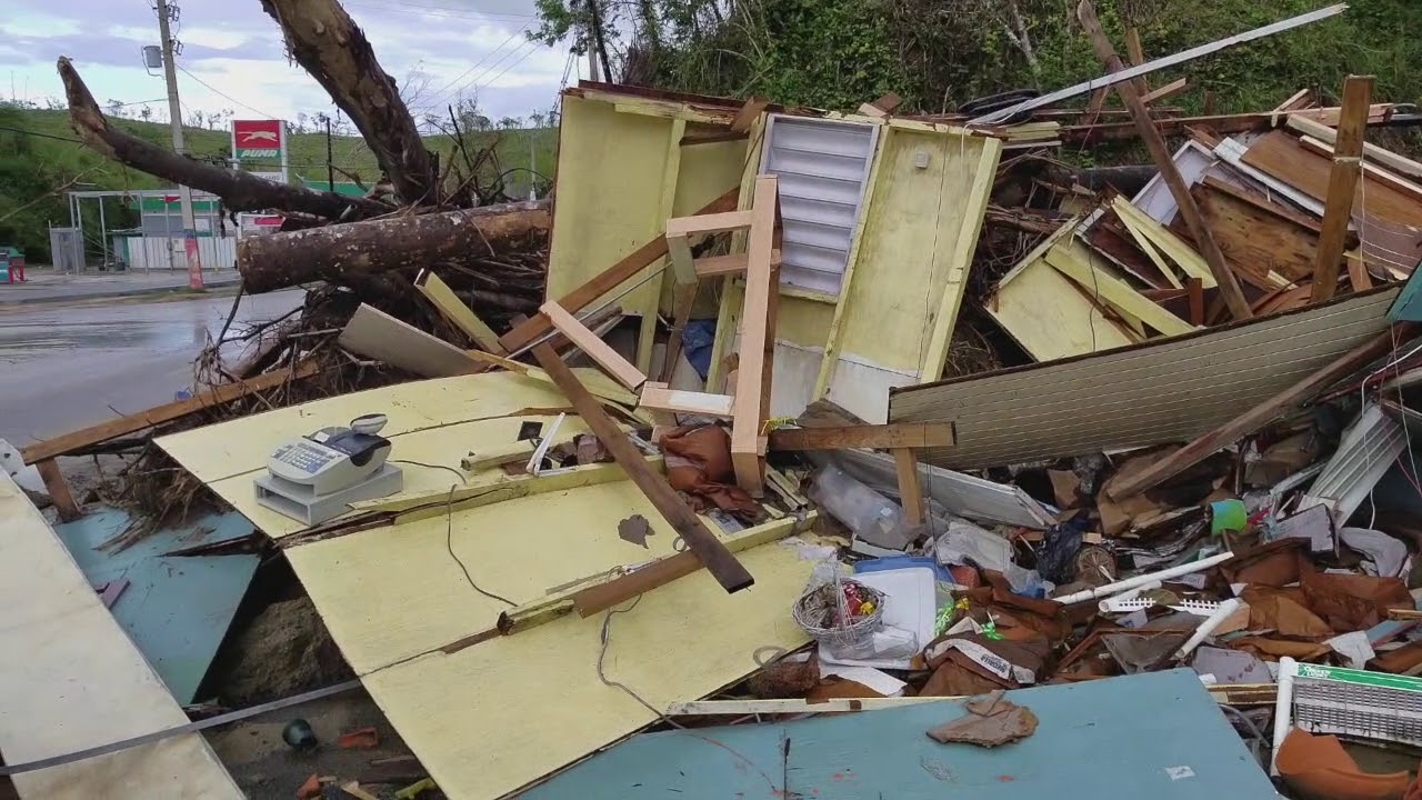 Hurricane Maria Destruction of Jayuya Puerto Rico - YouTube