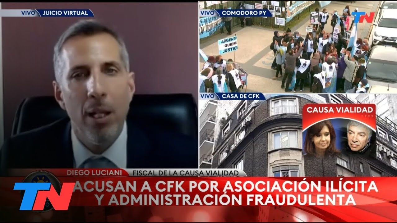 CAUSA VIALIDAD I El fiscal Diego Luciani pidió 12 años de cárcel para ...