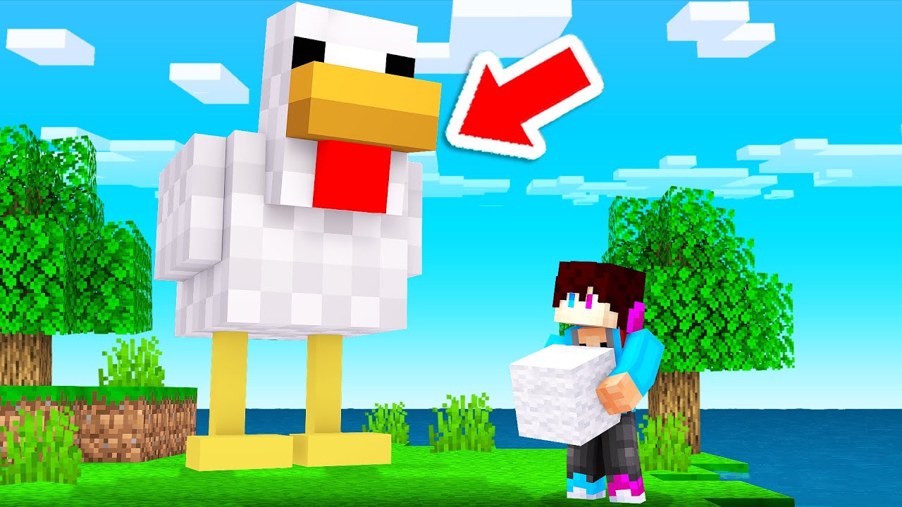 MEGA KIP BOUWEN Op Een EILAND! (Minecraft Raft) - YouTube