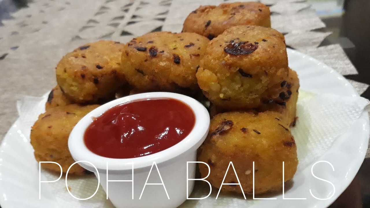 Poha Balls | চিৰাৰ পকৰা | Less Oil | Healthy evening snacks | Indian ...