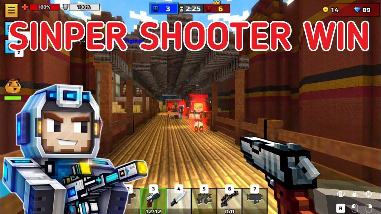 Sinper Shooter Pixel gun 3d ranked gameplay #pixelgun3d - YouTube