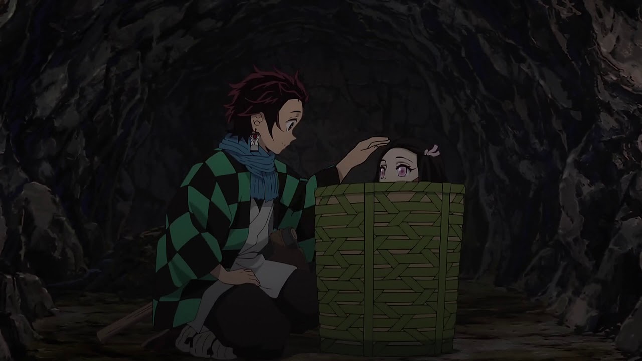 Nezuko Cute Moments from Demon Slayer Season 1 episode 2 - YouTube