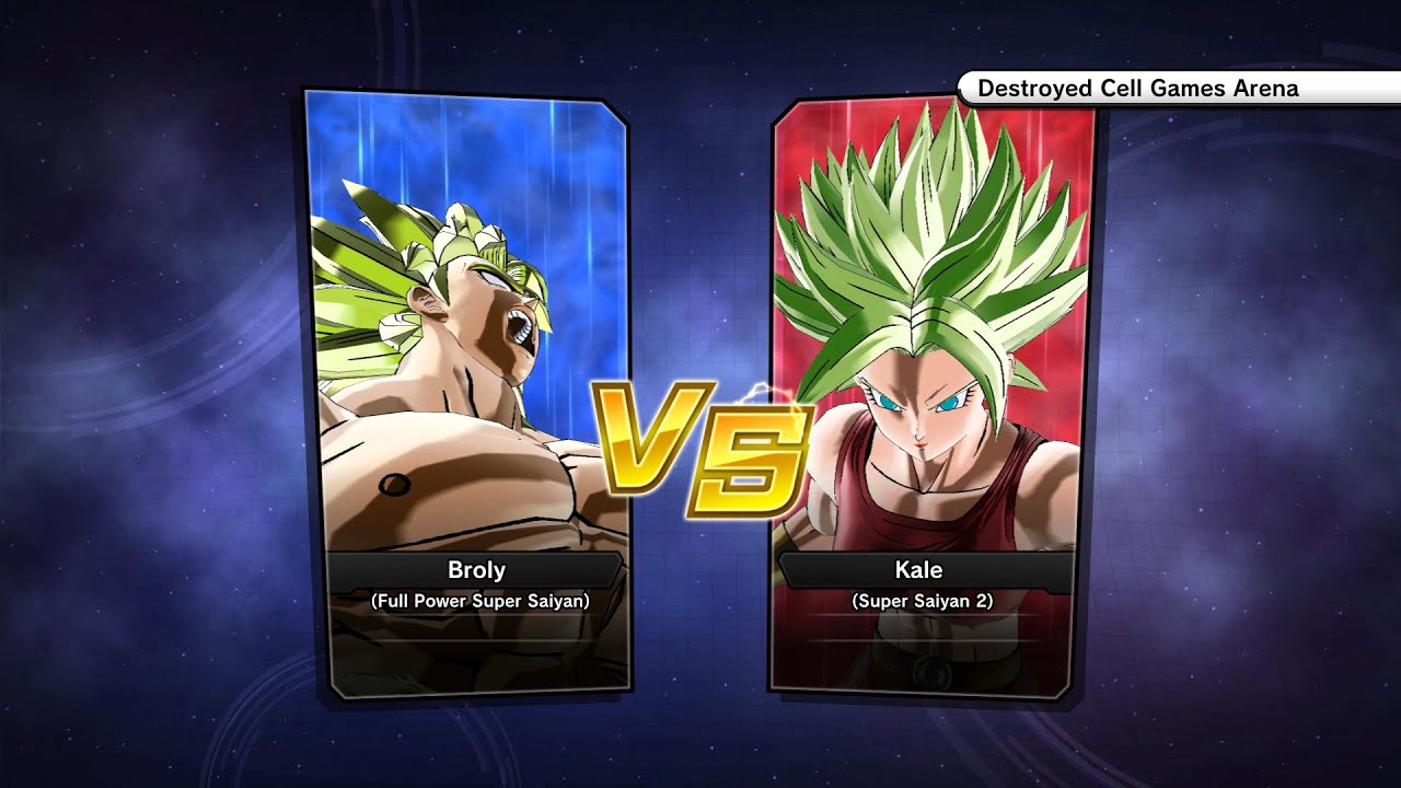 Broly (Full Power Super Saiyan) vs Kale (Super Saiyan 2) - Dragon Ball ...