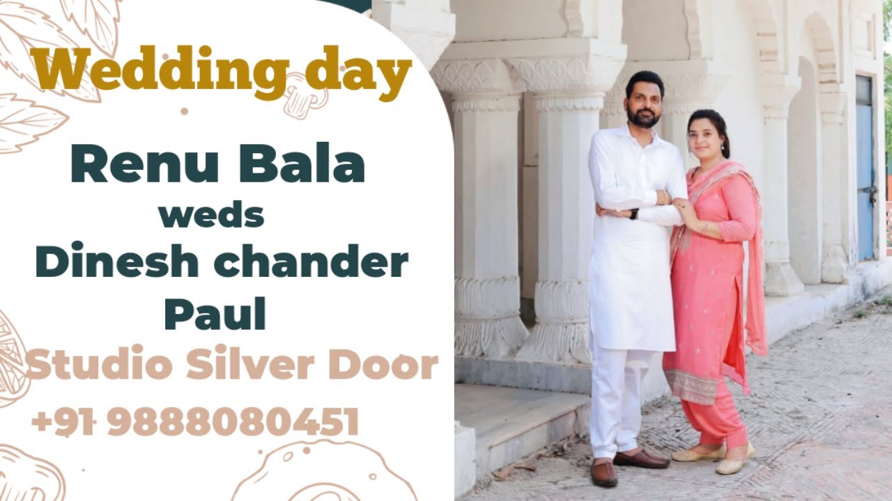 🔴Live Wedding day ( Renu Bala💞Dinesh Chander Paul) Studio Silver Door ...
