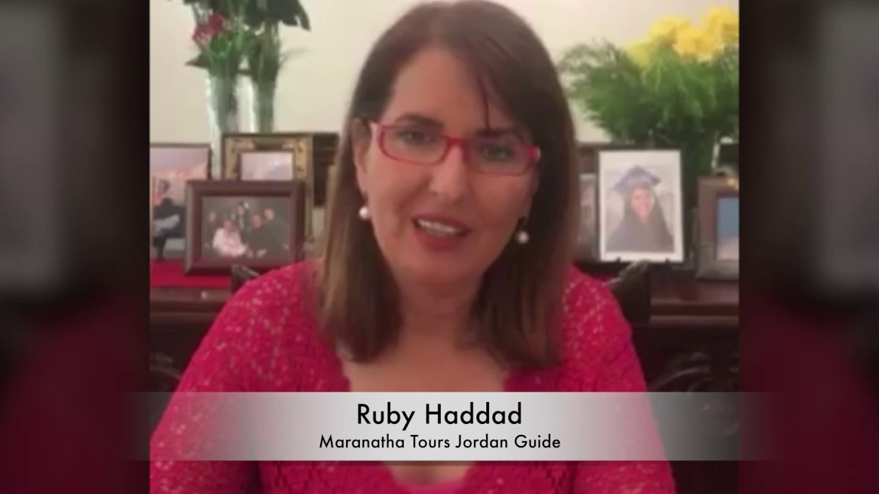 Ruby Haddad Jordan Jordan Guide Maranatha Tours - YouTube