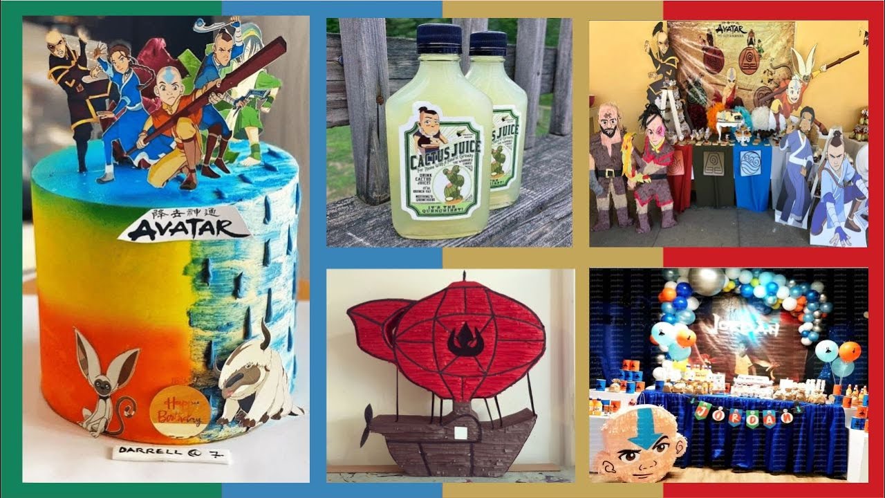 Ideas Épicas para tu Fiesta Temática de Avatar: La Leyenda de Aang 🌪️🔥💧 ...