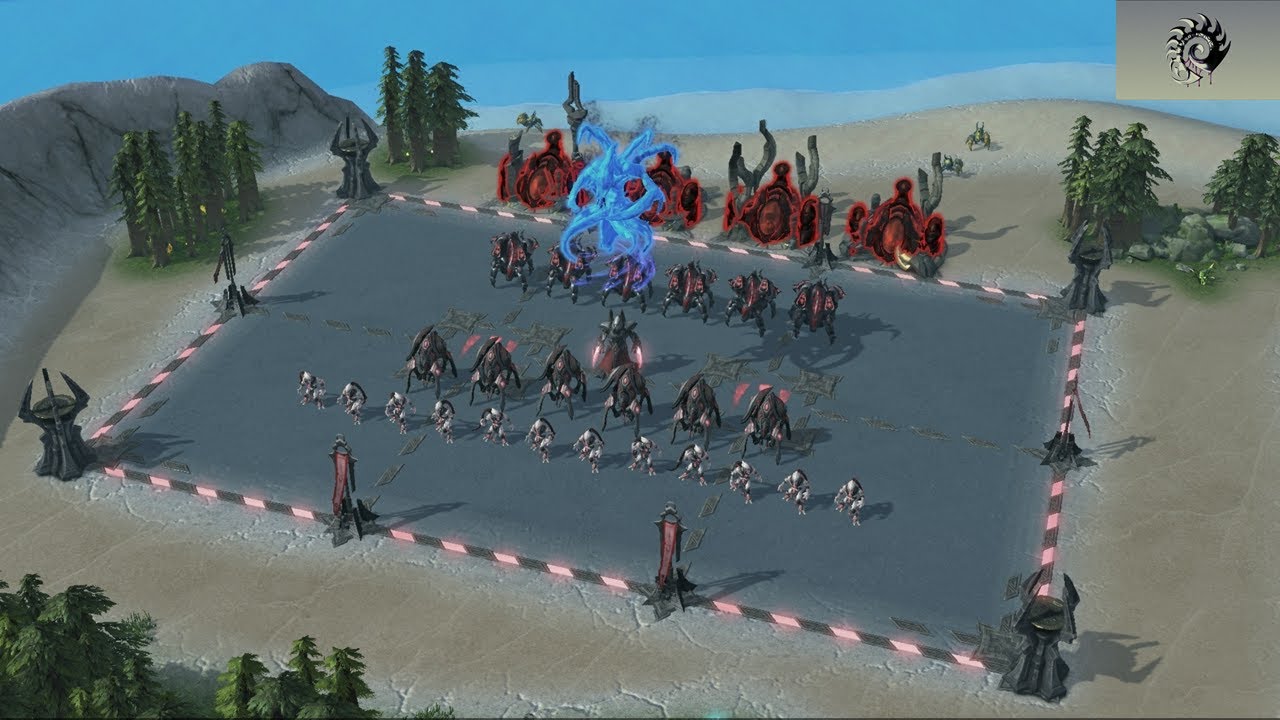 StarCraft II: Wings of Liberty CZ - Direct Strike - 3v3 - Zerg - YouTube