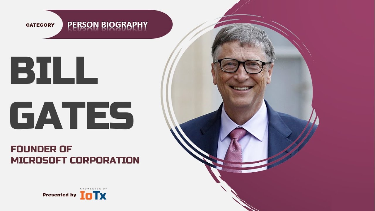Bill Gates Biography | Founder of Microsoft - YouTube