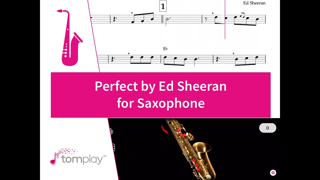 Perfect by Ed Sheeran for Saxophone - YouTube