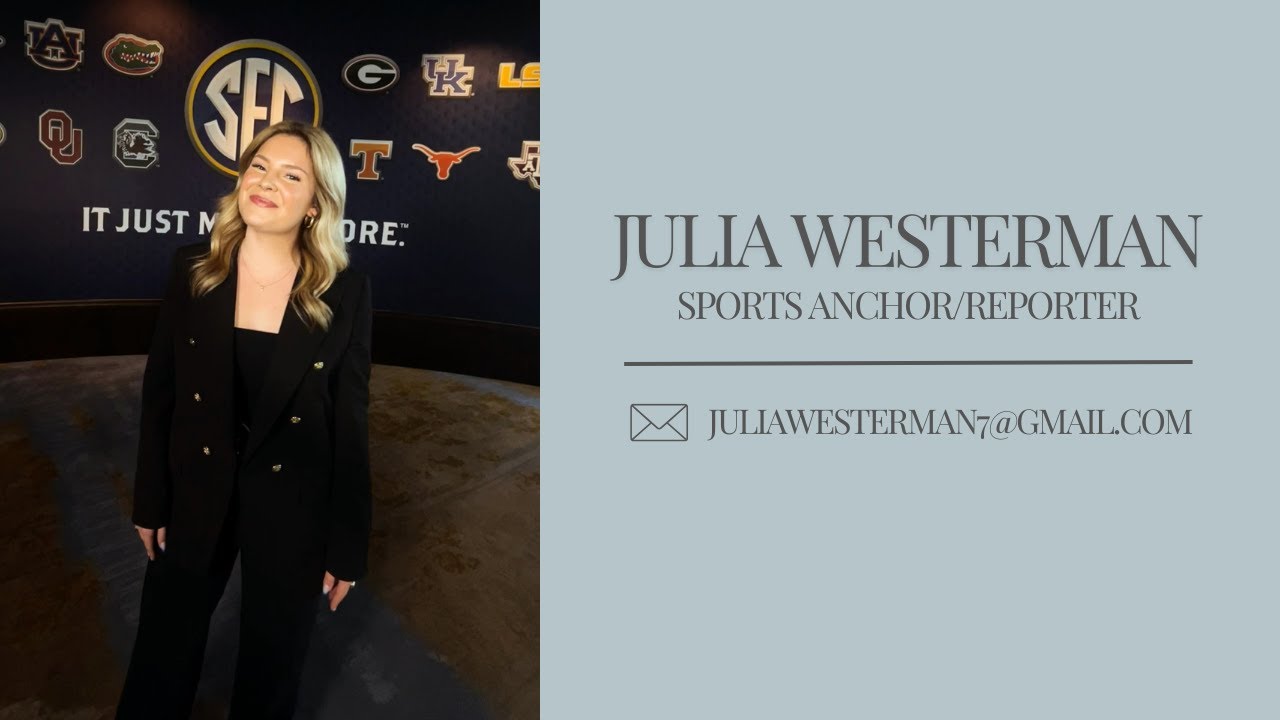 Julia Westerman Sports Anchor/Reporter Reel - YouTube
