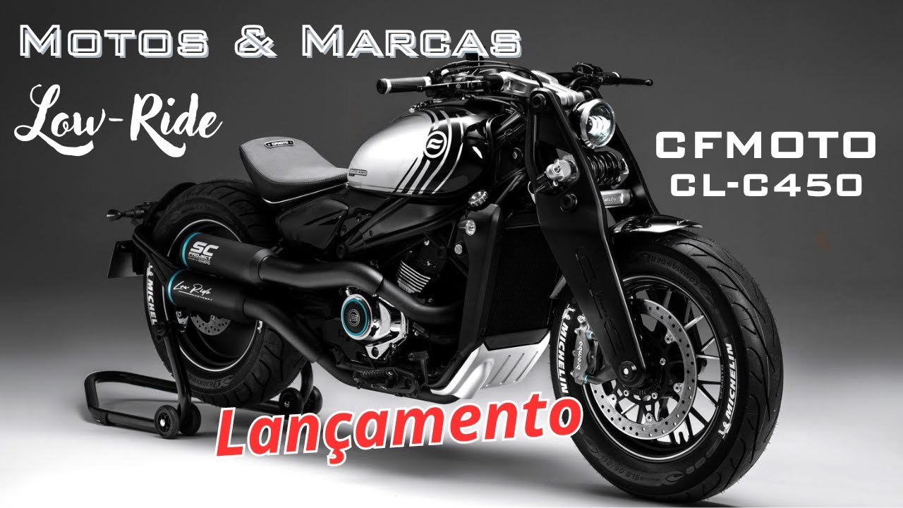 Lançamento da CFMOTO CL-C 450 Low-Raide, lindo trabalho de customização ...