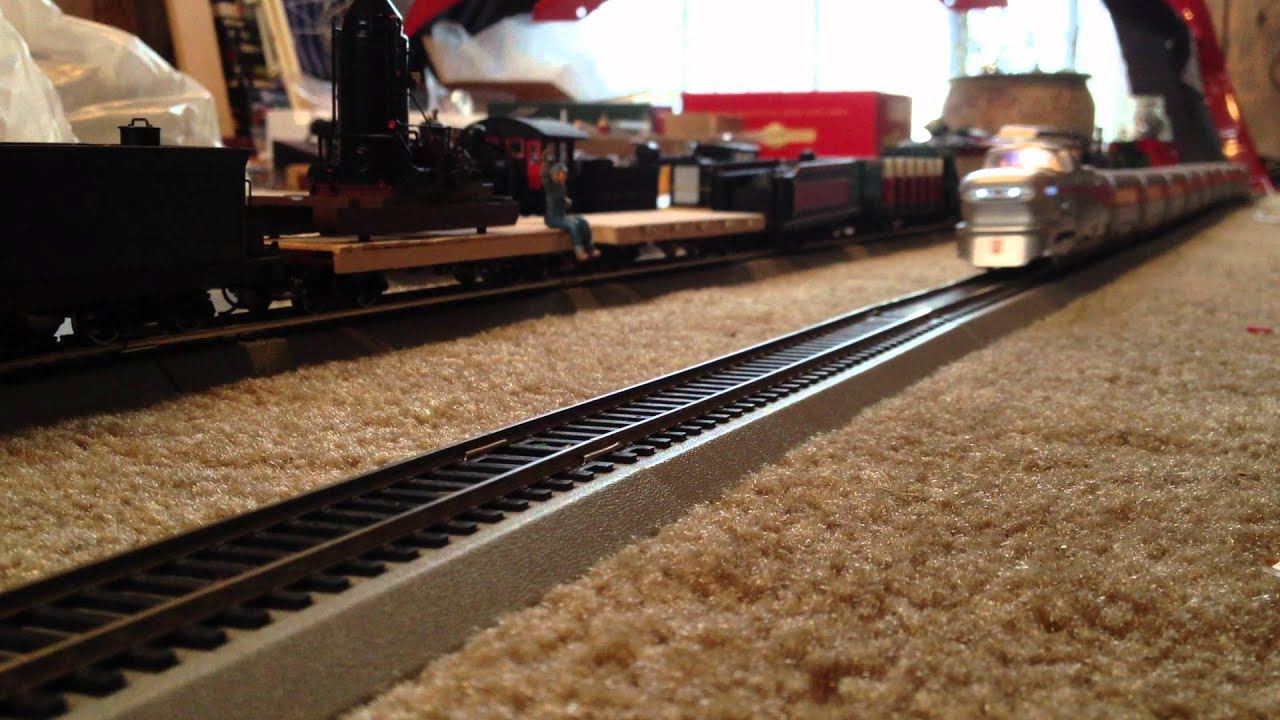 Con-Cor HO Aerotrain Full Consist Run By - YouTube