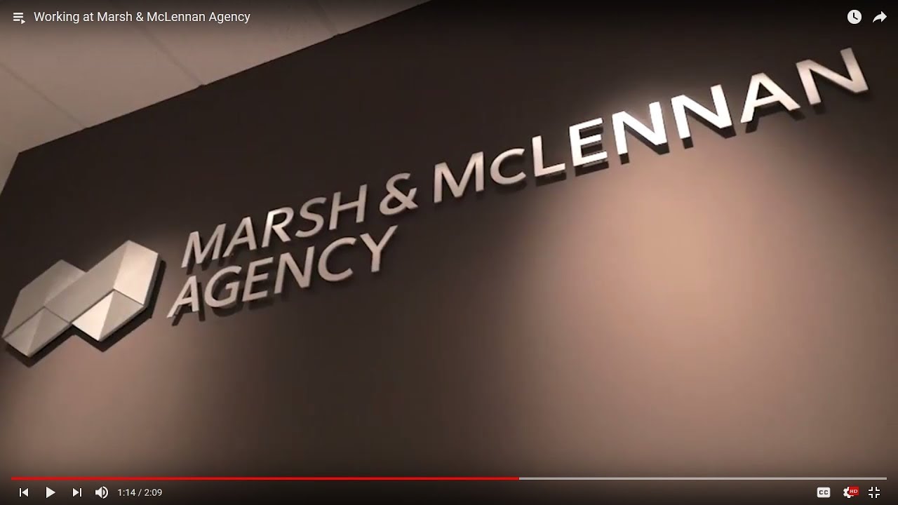 Working at Marsh & McLennan Agency - YouTube