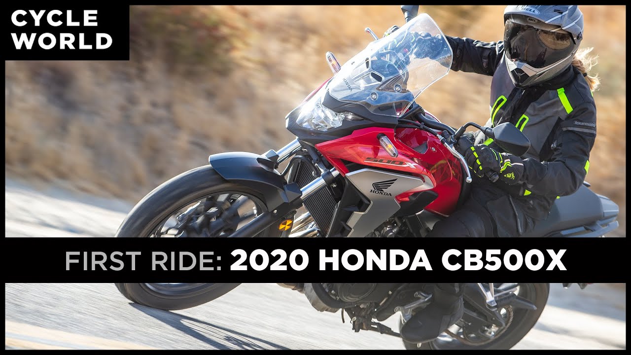 2020 Honda CB500X First Ride Review - YouTube