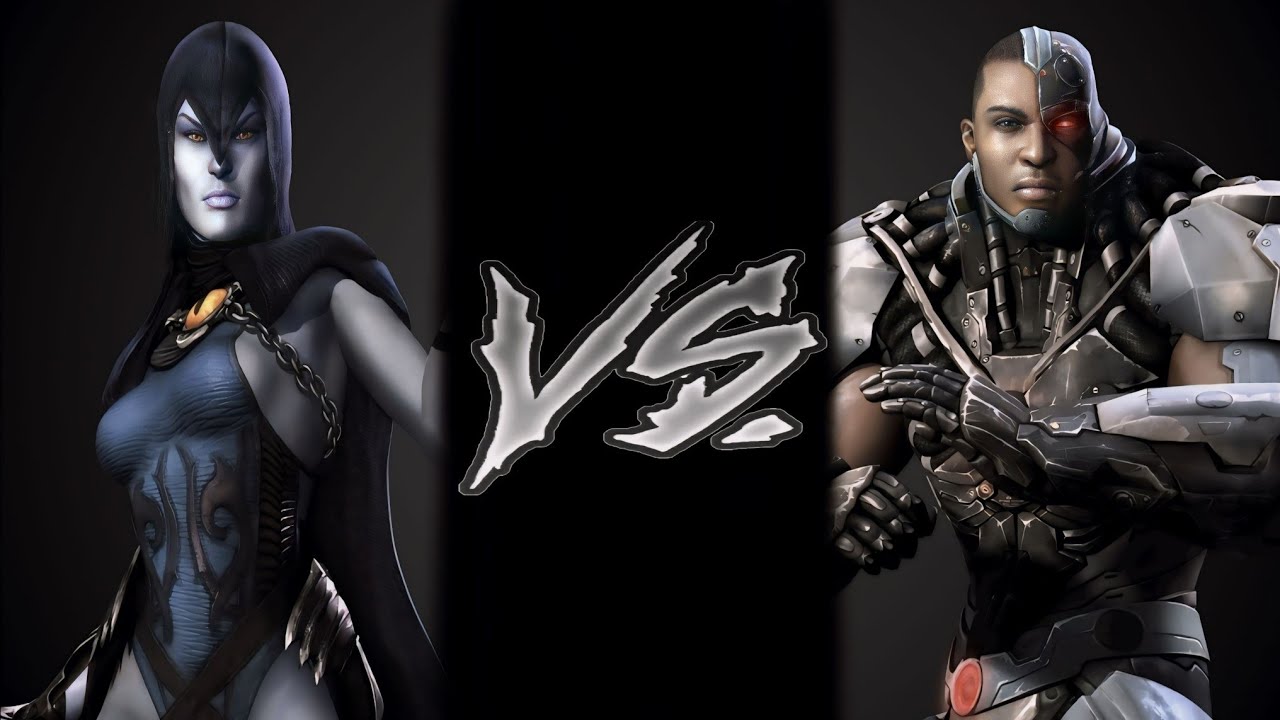 Injustice: Gods Among Us - Raven Vs Cyborg (VERY HARD) - YouTube