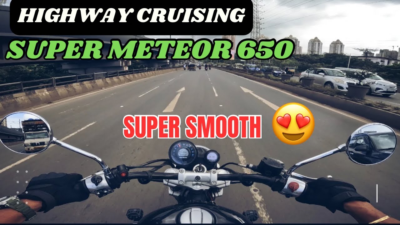 Highway Cruising with Super Meteor 650 | Royal Enfield #royalenfield ...