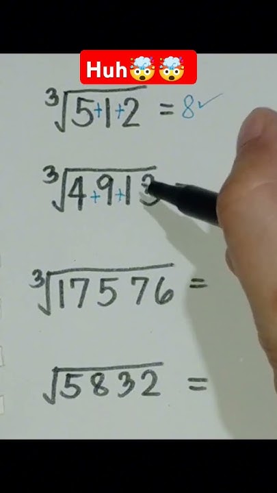 cube root tricks #maths #mathtricks #easymathtricks - YouTube