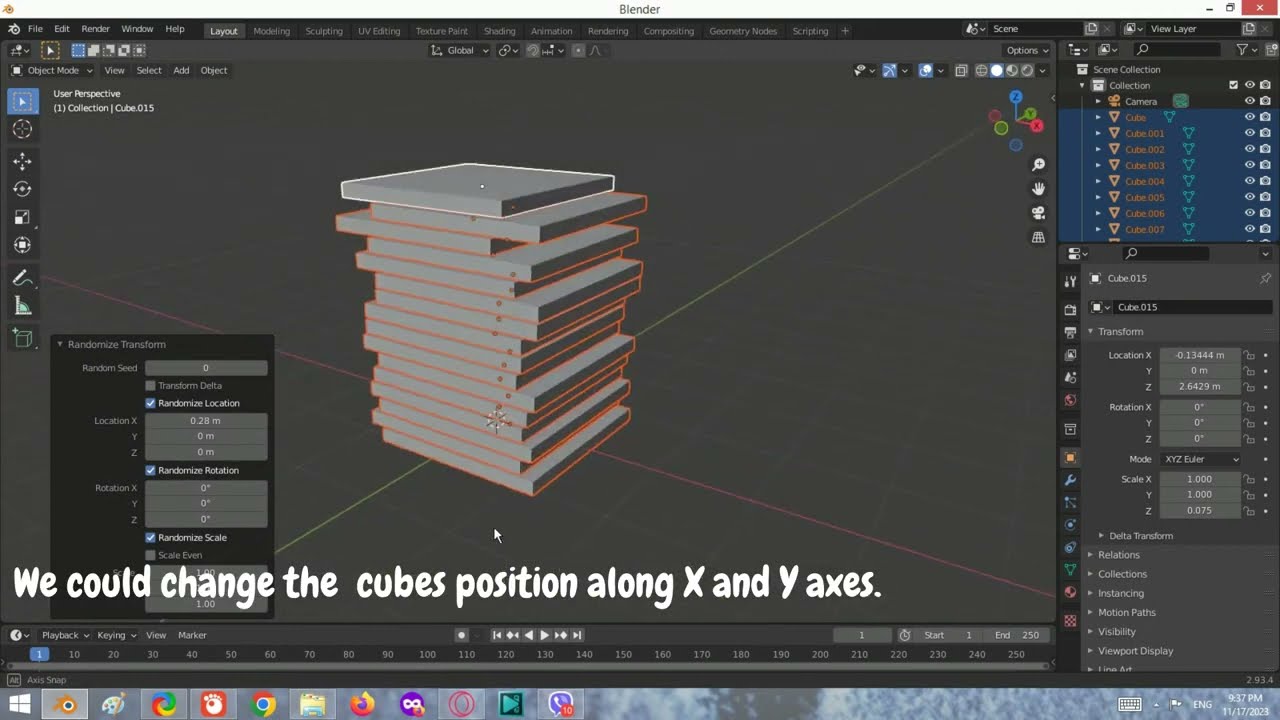 How To Randomize Objects In Blender Tutorialcg Youtube 1463