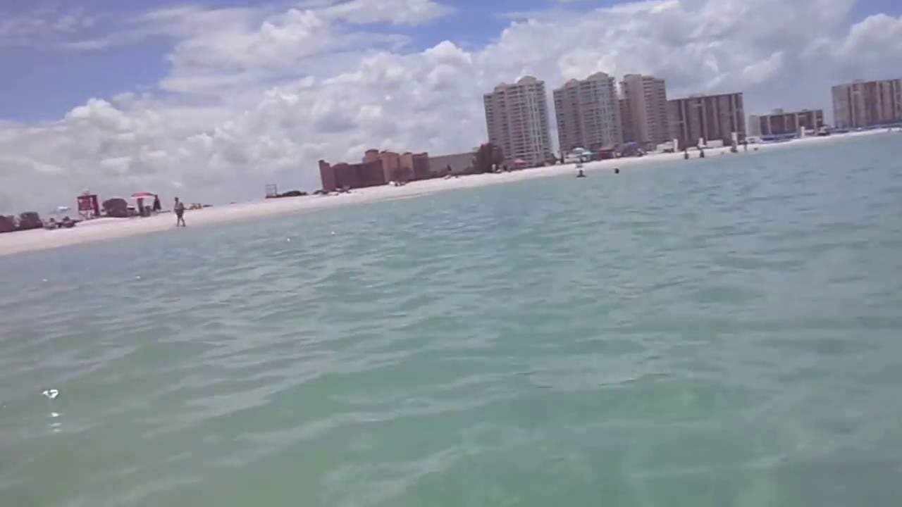 Sand Key Park Beach in Clearwater Florida view from the beach and the ...