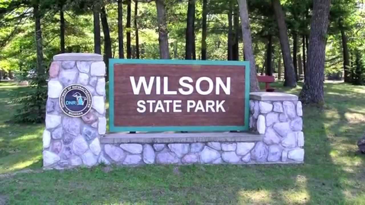 Camping at Wilson State Park near Harrison, Mich - YouTube