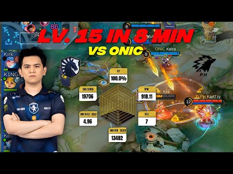 BEST YSS GAMEPLAY OF KARLTZY 🔥 | MPL PH S16 | ONIC VS LIQUID