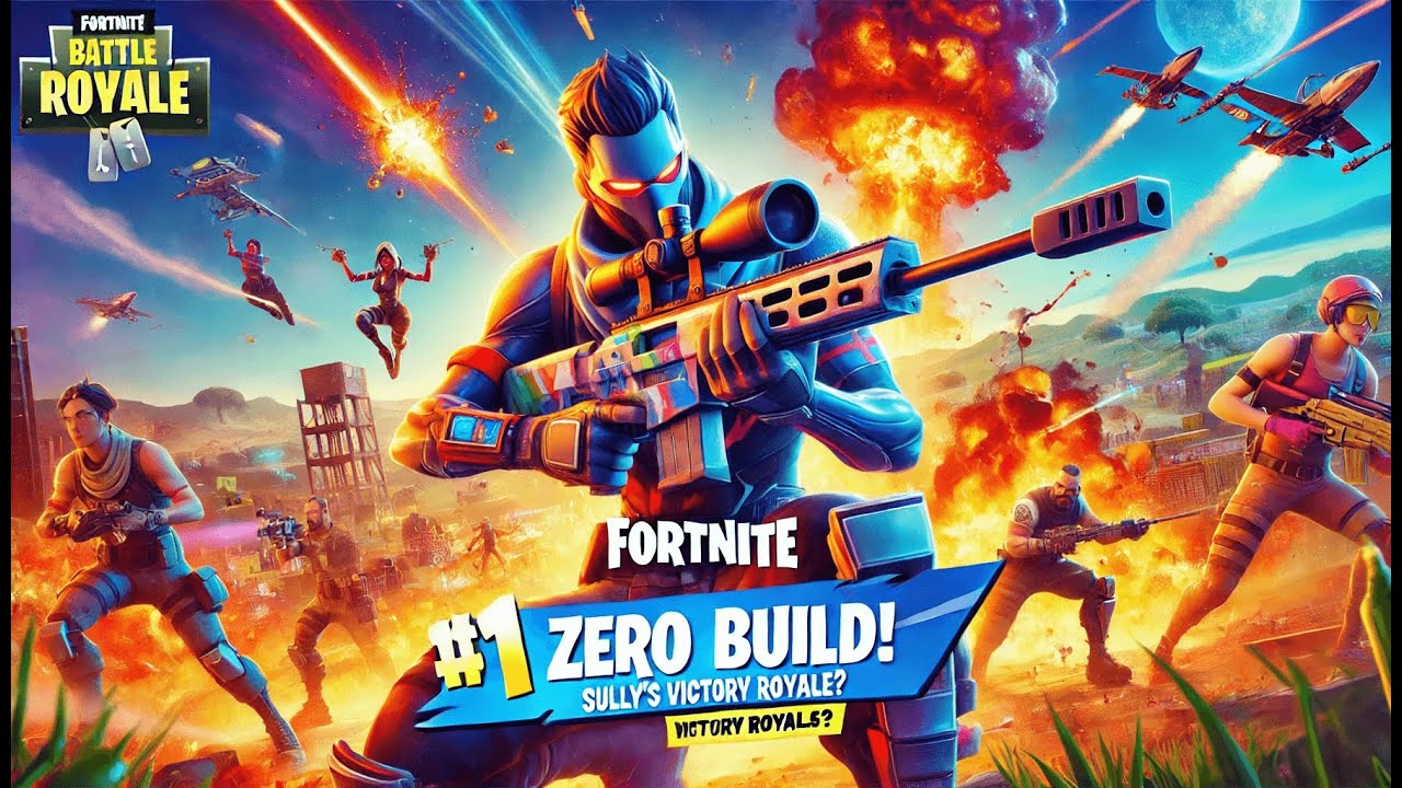 Sully Takes on Fortnite Zero Build! 🔥 Epic No-Build Victory Royale ...