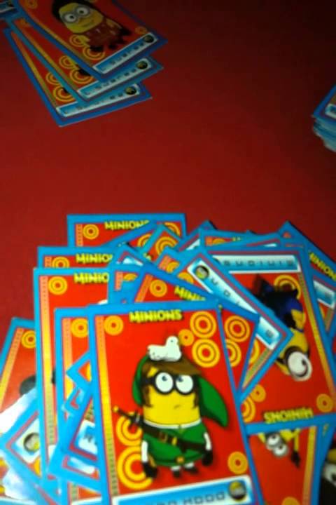 Minha coleção de cards colection dos minions! - YouTube