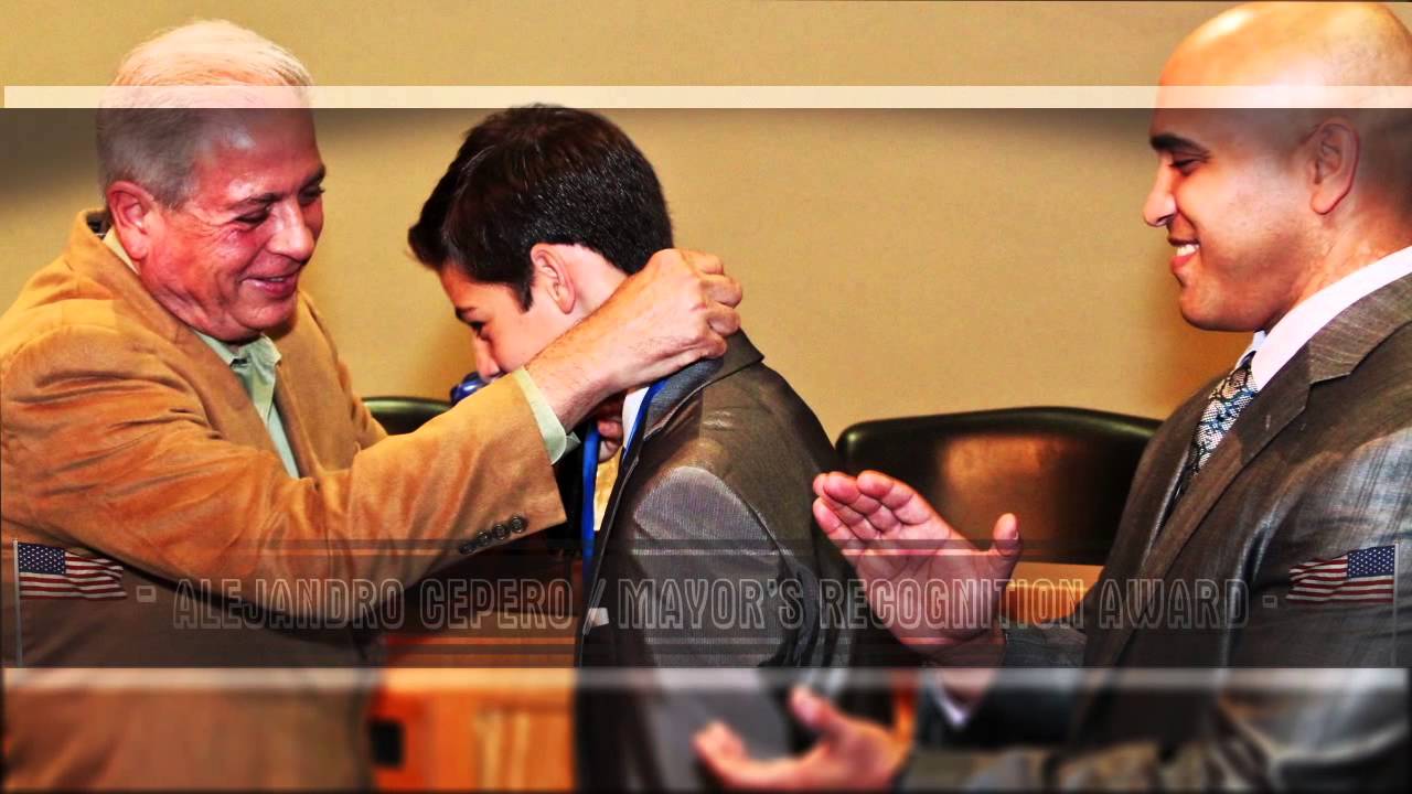 Alejandro Cepero Mayor's Recognition Award - YouTube