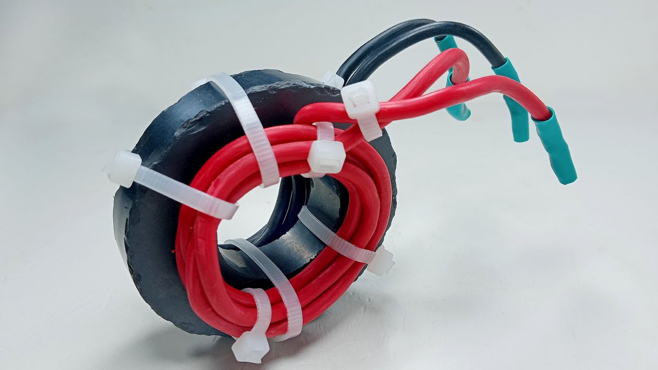 i make 220V Direct current first ac electricity generator with 10RM pvc ...