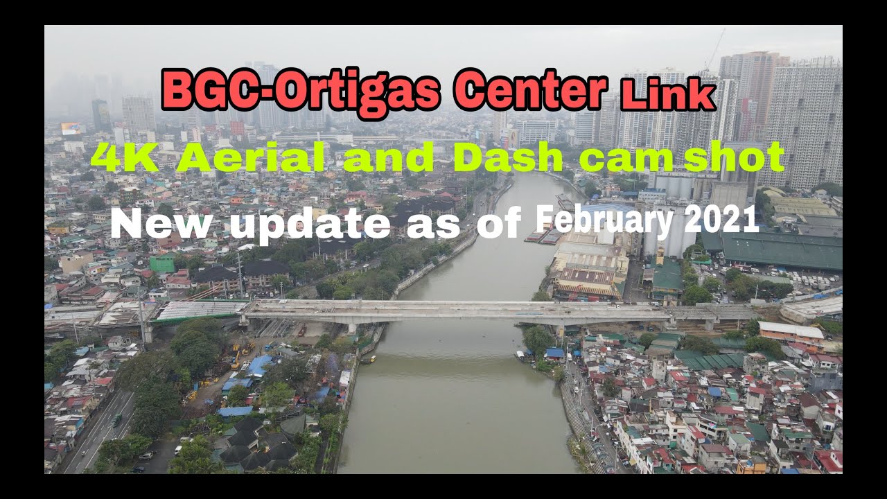 BGC-Ortigas Center Link Bridge New update as of February - YouTube