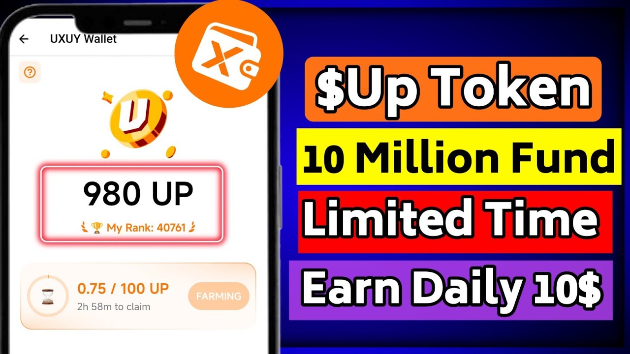 Claim Instant 700 $UP Token | 10 Million Dollar Funding | Free Airdrop Income English - YouTube