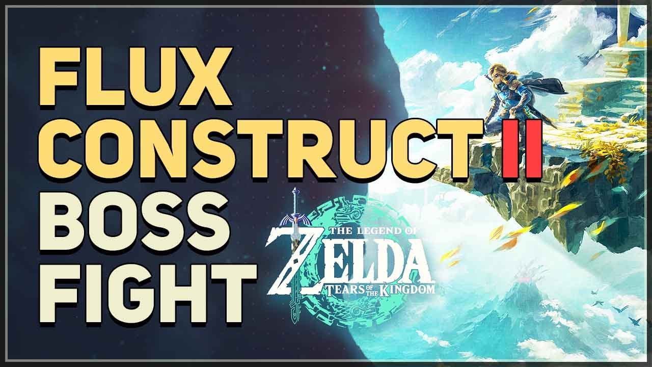 Flux Construct 2 Boss Fight Legend of Zelda Tears of the Kingdom - YouTube