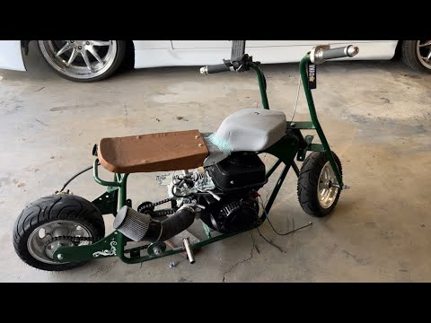 Building a custom mini bike intake for $8 - YouTube