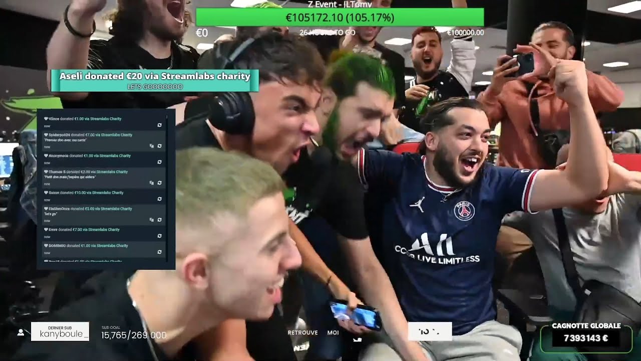 JL TOMY RÉCOLTE 100.000 euros de dons ! Zevent 2021 - YouTube