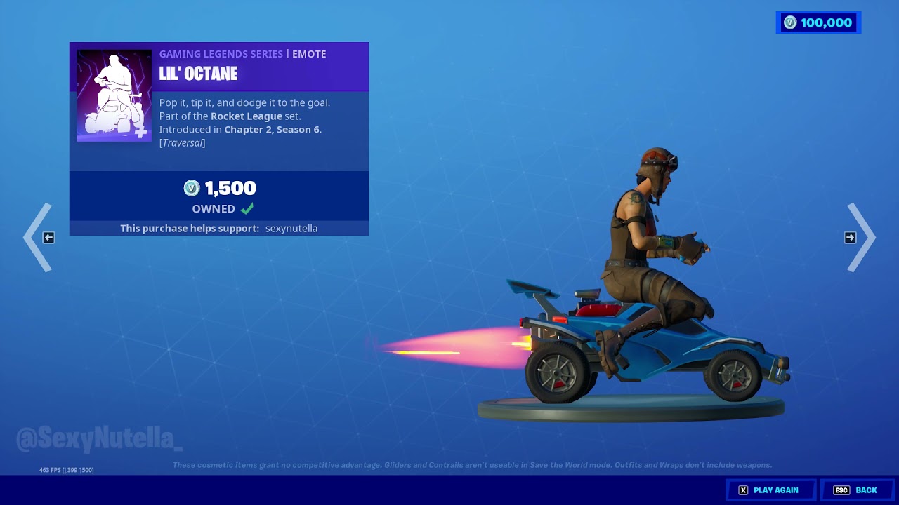 *PREVIEW* LIL OCTANE EMOTE IN THE FORTNITE ITEMSHOP - YouTube