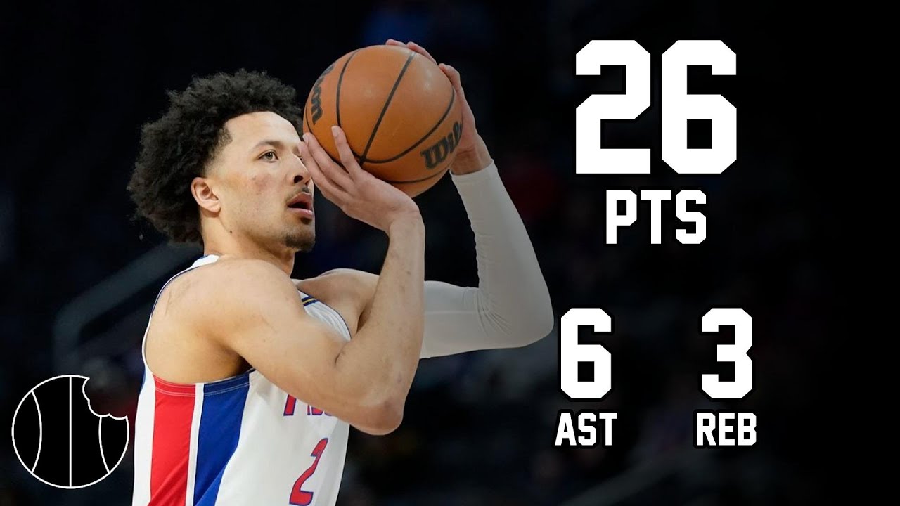 Cade Cunningham Highlights | Pistons vs. Suns | 5th Nov 2023 - YouTube