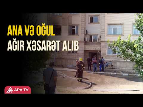 Culfada yaşayış binasında yanğın olub I APA TV